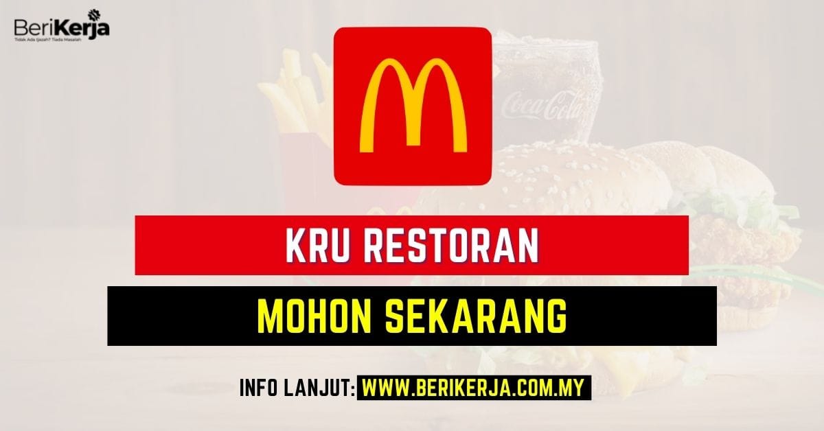 Kru Restoran - BeriKerja Kru Restoran - BeriKerja