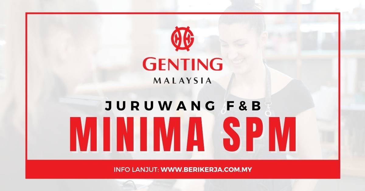 Juruwang F&B - BeriKerja