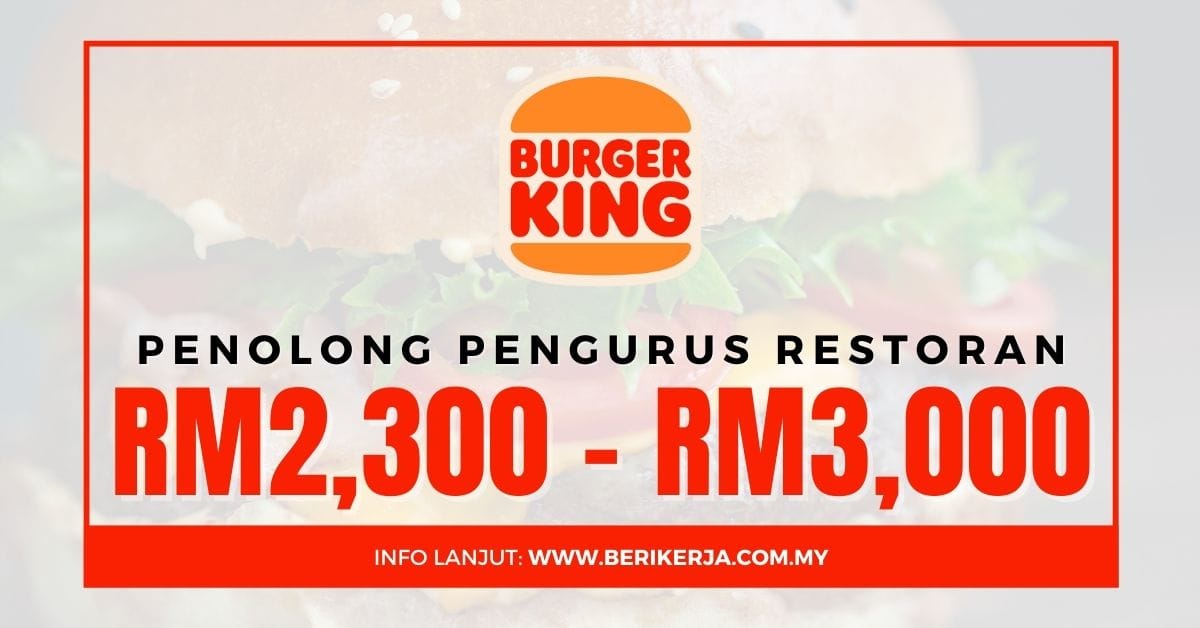 Penolong Pengurus Restoran - BeriKerja
