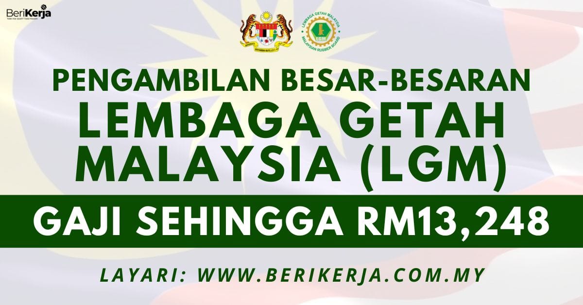 Jawatan kosong besar-besaran di Lembaga Getah Malaysia