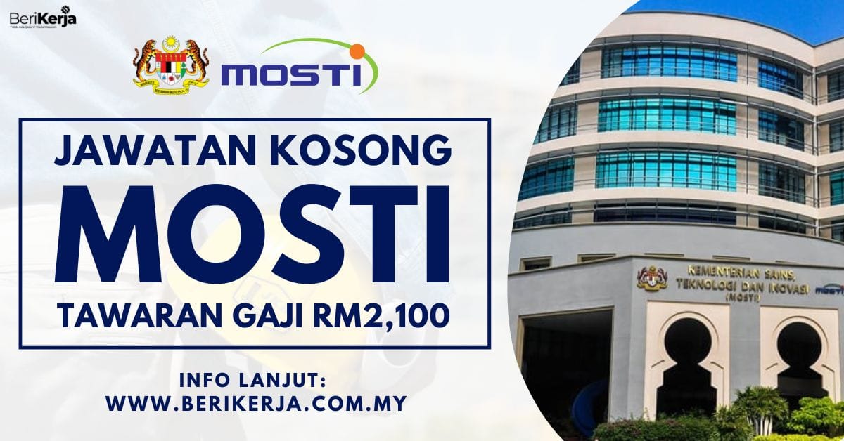 Pengambilan jawatan kosong terkini di Kementerian MOSTI