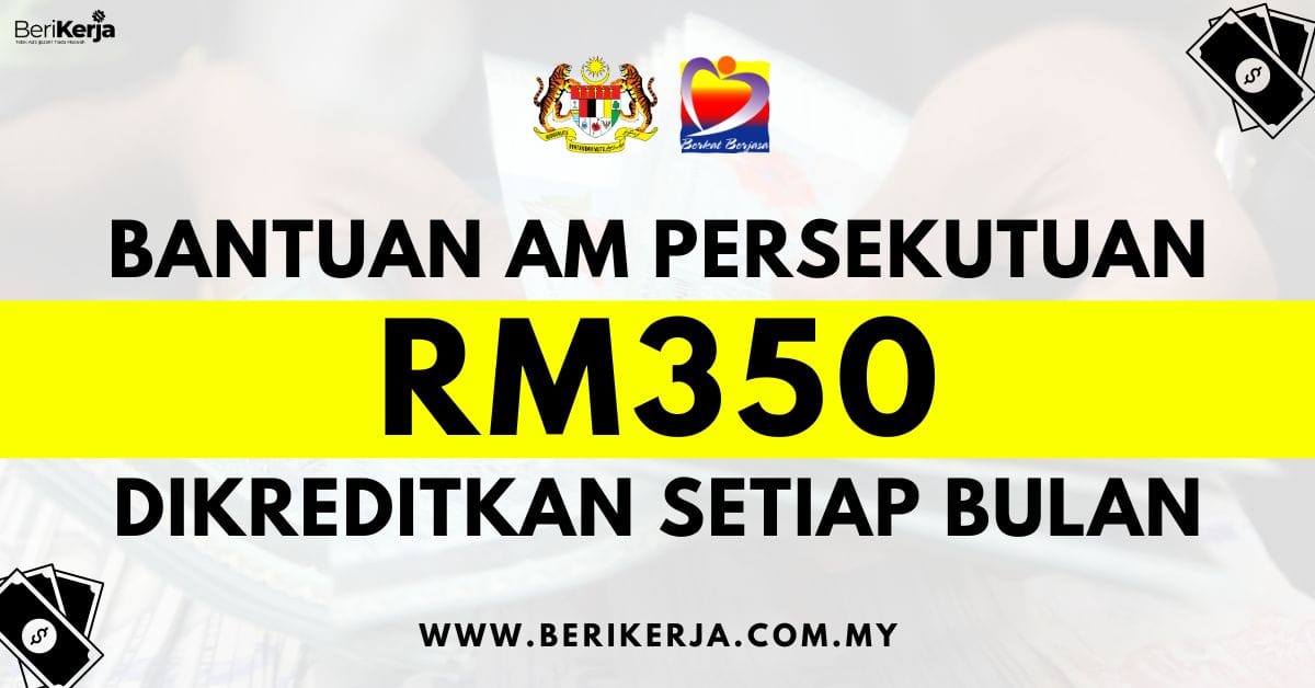 Bantuan Am Persekutuan RM350 dikreditkan setiap bulan: Senarai yang layak & cara memohon