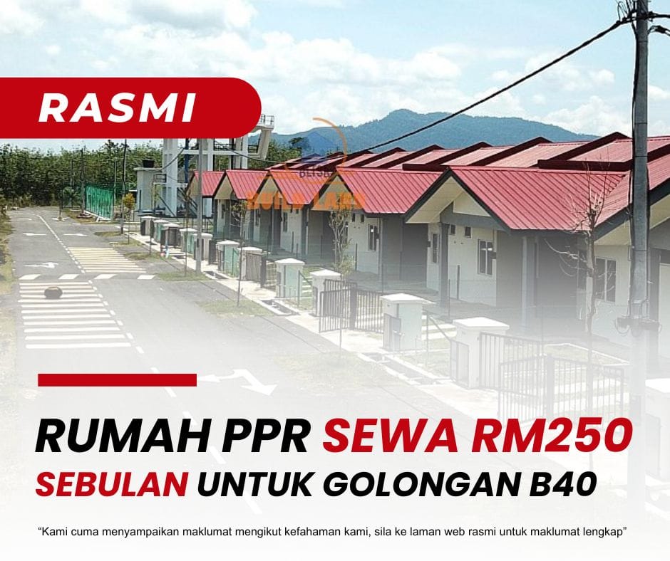 Rumah PPR dengan sewa RM250 sebulan untuk golongan B40: Berikut cara memohon
