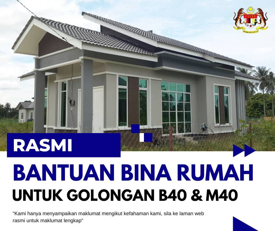 Bantuan Bina Rumah untuk rakyat Malaysia B40 & M40: Ini reka bentuk ...