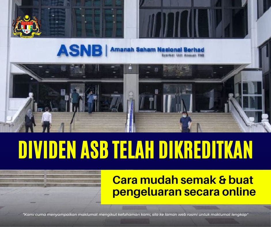 Dividen ASB telah dikreditkan: Cara mudah semak & buat pengeluaran ...
