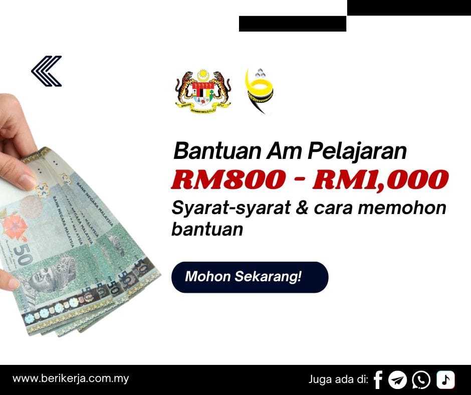Bantuan Am Pelajaran RM800 hingga RM1,000: Syarat-syarat & cara memohon bantuan 'one-off' ini ...